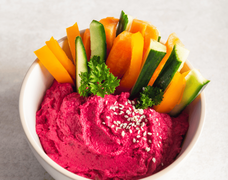Creamy Beet Dip - Healthy Texas Vegan